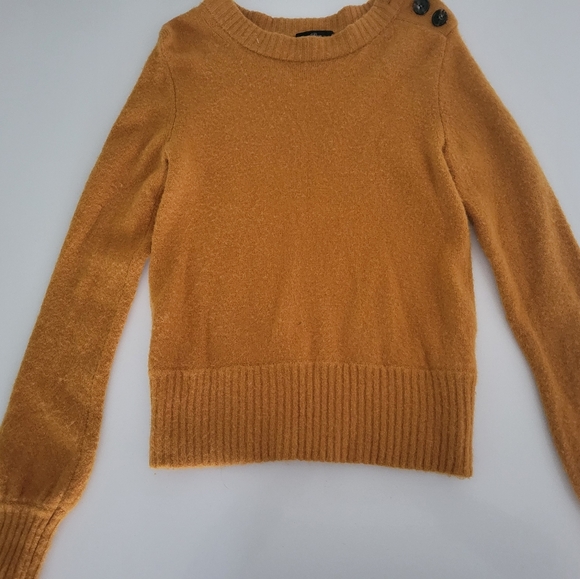 J. Crew | Sweaters | J Crew Womens Golden Sweater With Button Accents ...